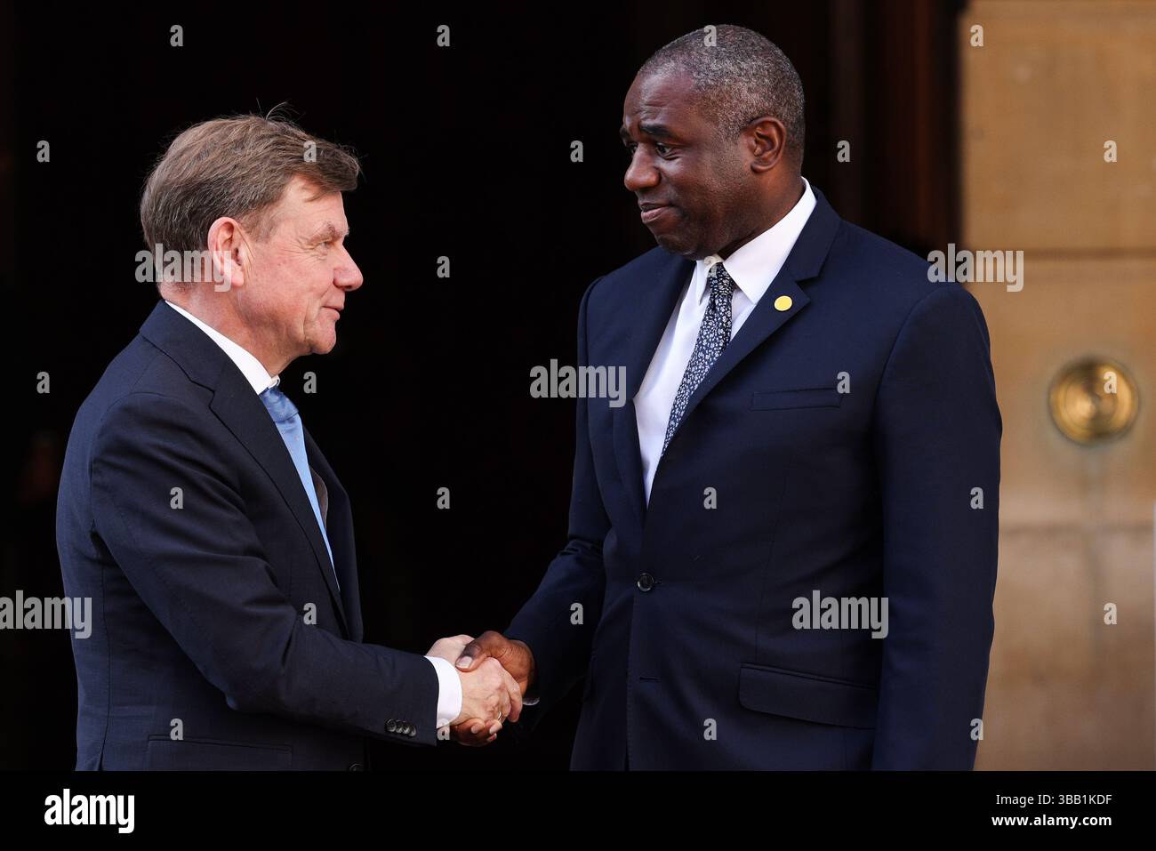 Foreign Secretary David Lammy welcomes German Foreign Minister Johann ...