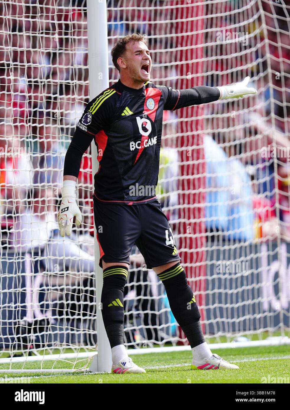 Leicester City goalkeeper Jakub Stolarczyk during the Premier League ...
