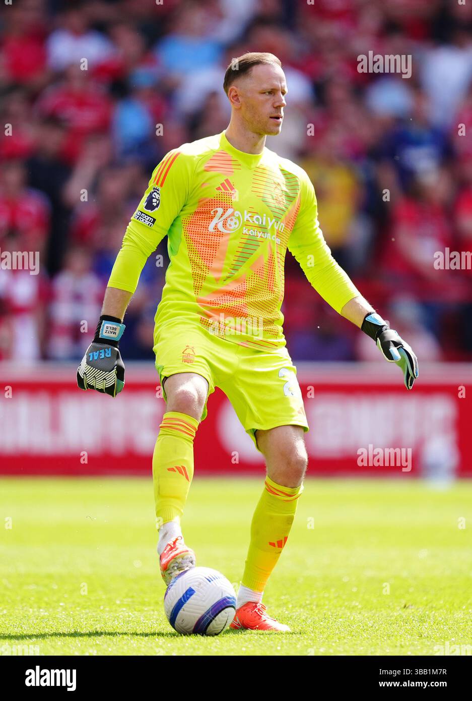 Nottingham Forest goalkeeper Matz Sels during the Premier League match ...