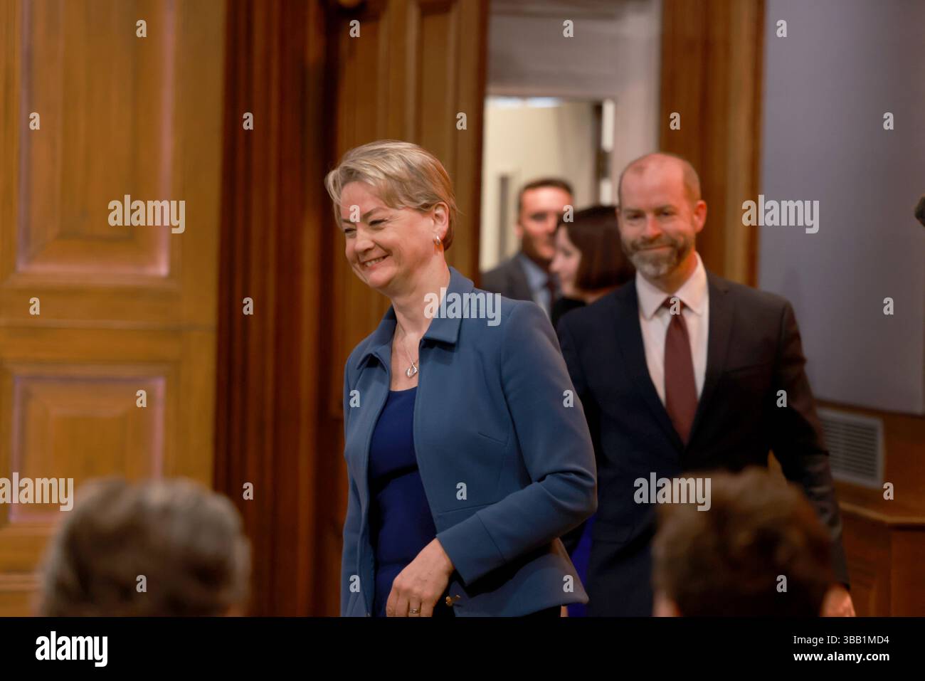 Home Secretary Yvette Cooper and Business and Trade Secretary Jonathan ...