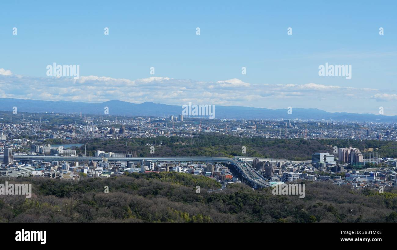 Urban Landscape of Nagoya Seen from Observation Point Stock Photo - Alamy