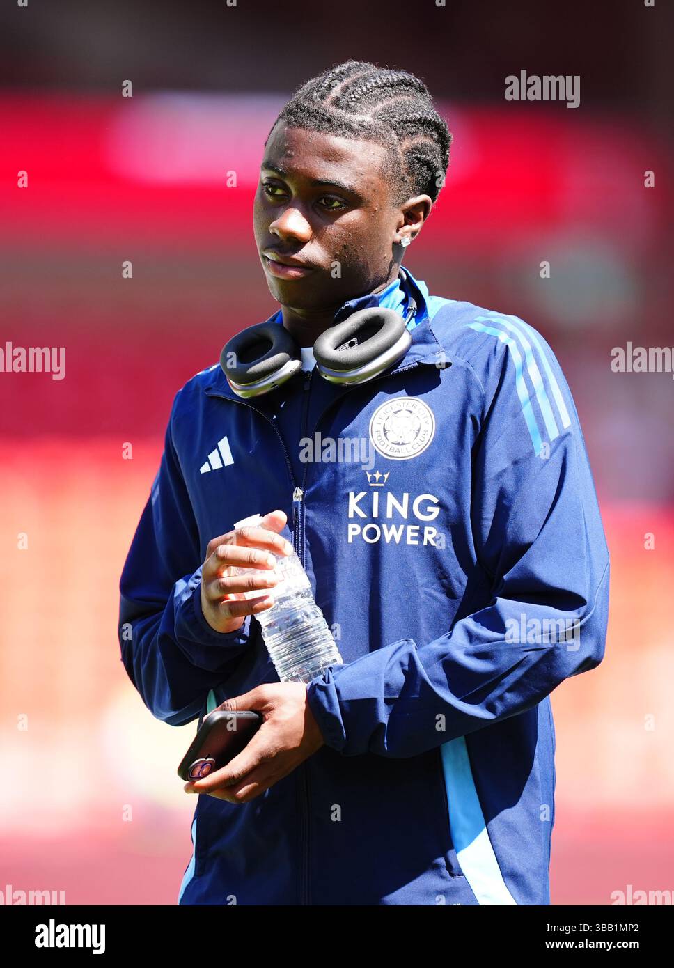 Leicester City's Jeremy Monga before the Premier League match at the ...