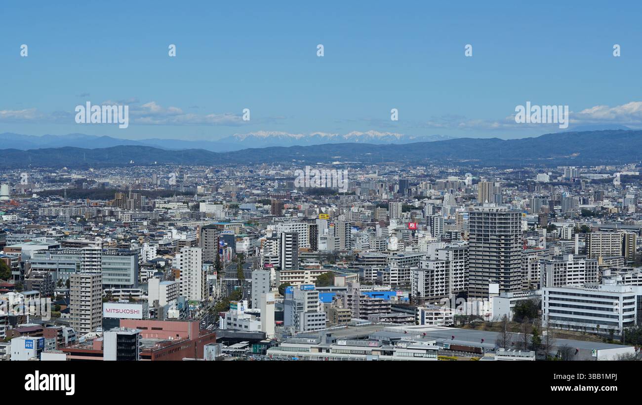 Urban Landscape of Nagoya Seen from Observation Point Stock Photo - Alamy
