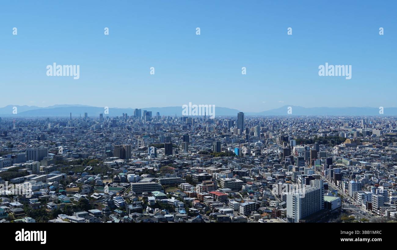 Urban Landscape of Nagoya Seen from Observation Point Stock Photo - Alamy
