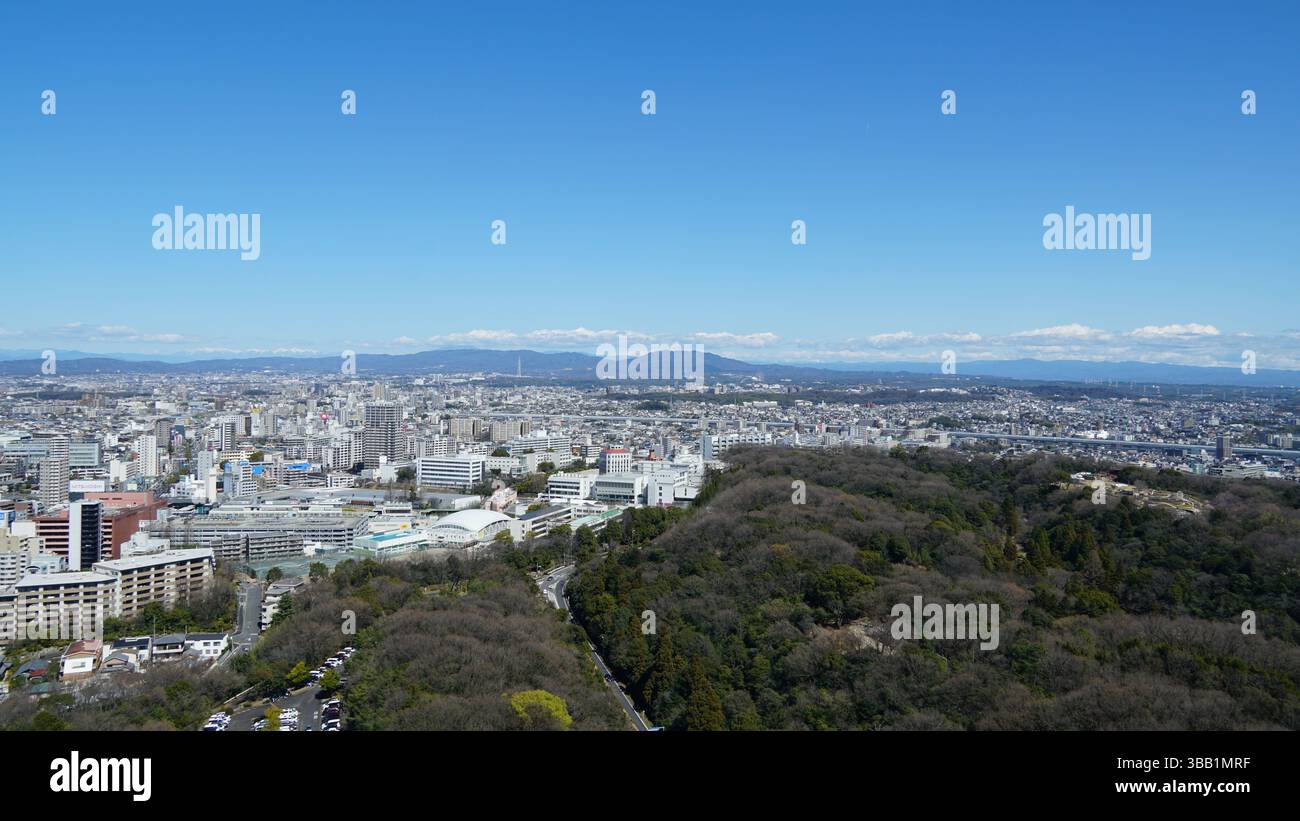 Urban Landscape of Nagoya Seen from Observation Point Stock Photo - Alamy
