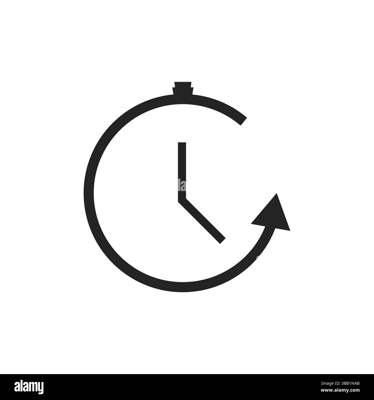 Timeline icon black vector Cut Out Stock Images & Pictures - Alamy