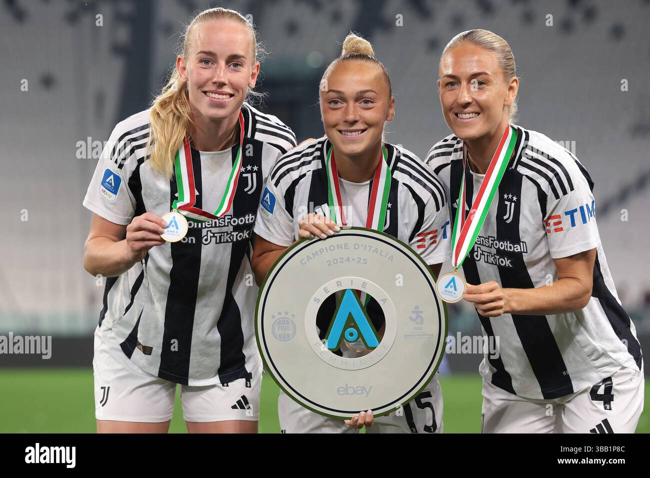 Turin, Italy. 10th May, 2025. Amalie Jorgensen Vangsgaard, Hanna ...