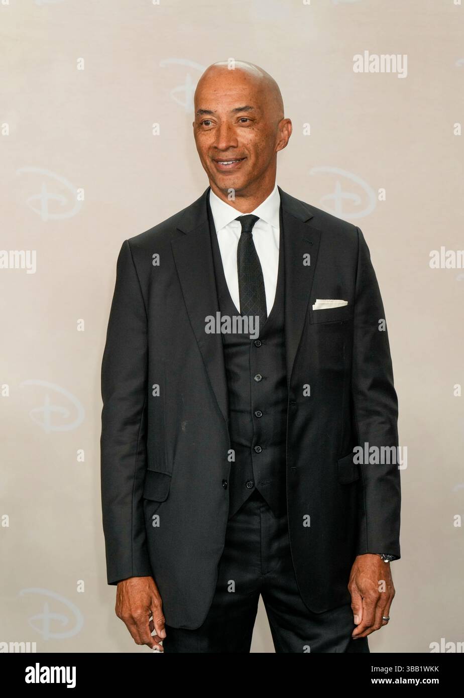 Byron Pitts attends the 2025 Disney Upfront, held at the Jacob Javitz ...