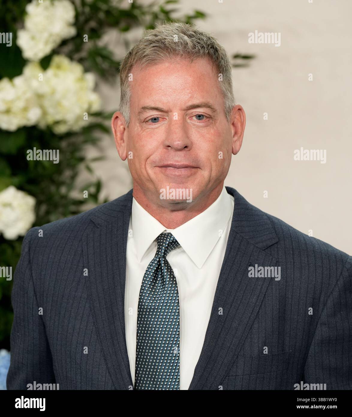 Troy Aikman attends the 2025 Disney Upfront, held at the Jacob Javitz ...