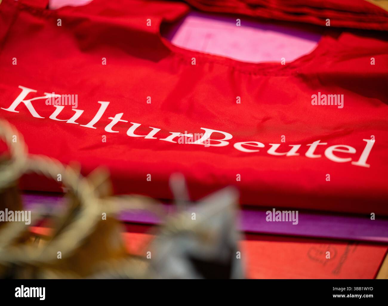 Berlin, Germany. 14th May, 2025. A "culture bag" from the Dussmann ...