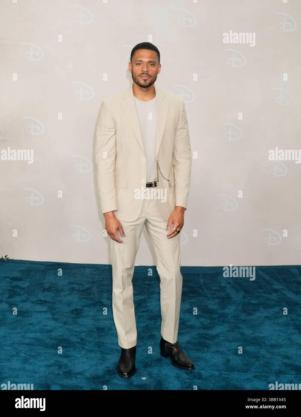 Deric Augustine attends the 2025 Disney Upfront, held at the Jacob ...