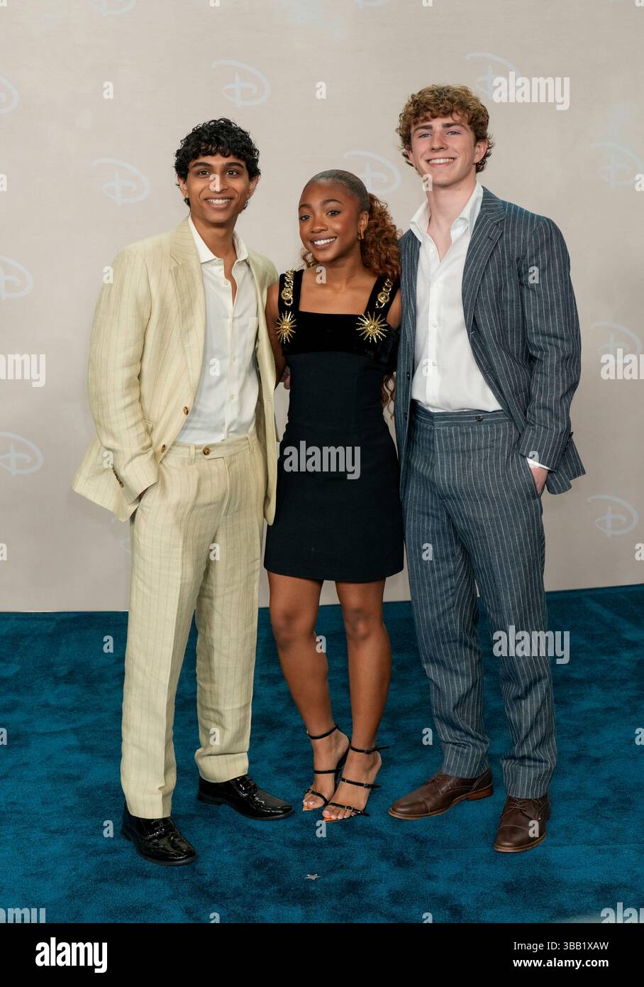 L-R: Aryan Simhadri, Leah Sava Jeffries, Walker Scobell attends the ...