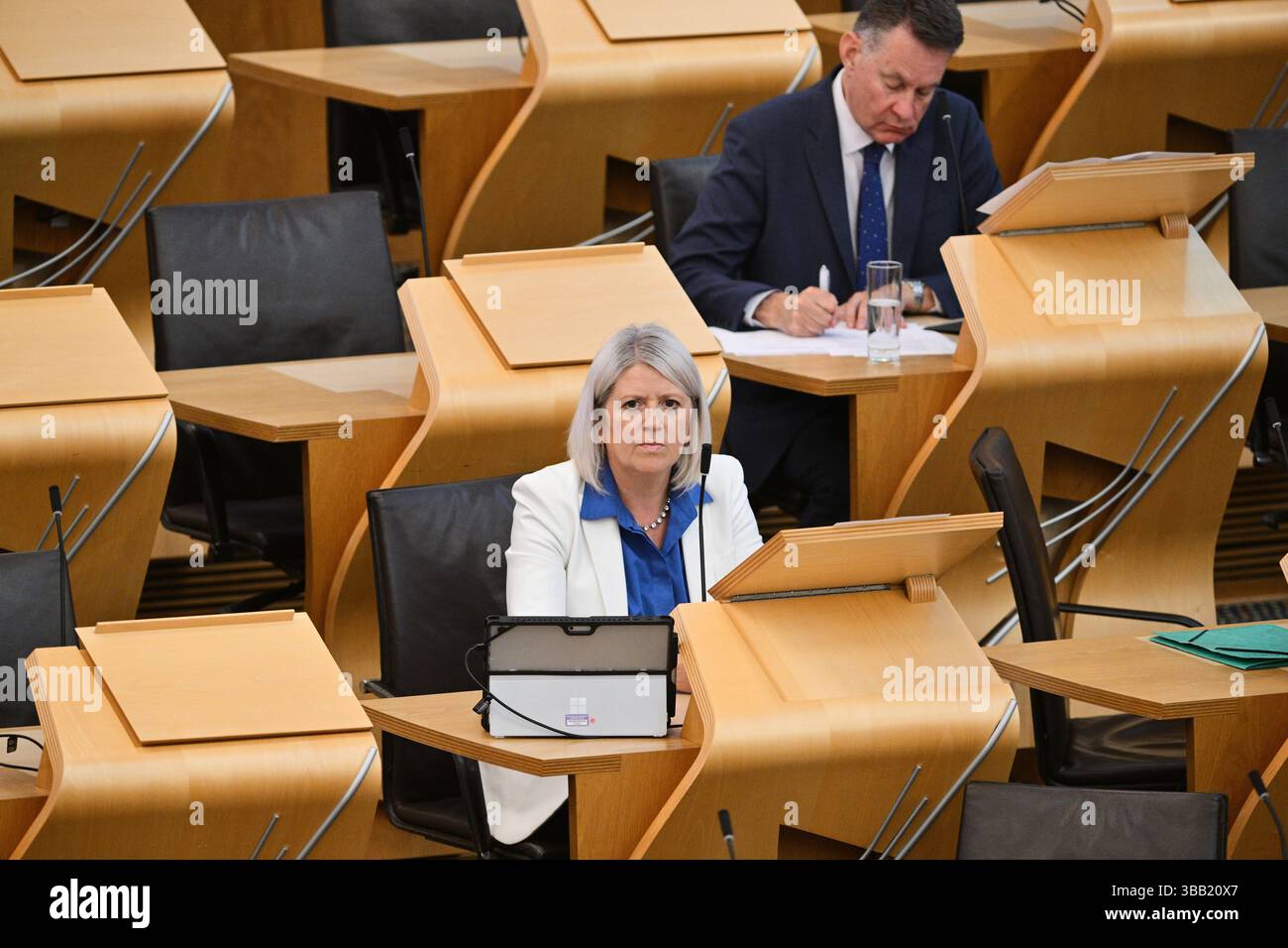 Edinburgh Scotland, UK 14 May 2025. Sue Webber MSP at the Scottish ...