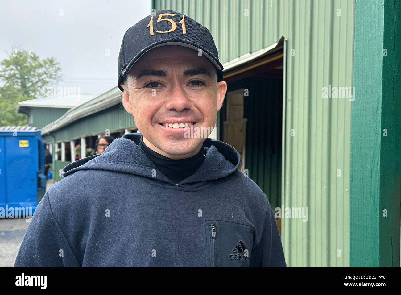 Jockey Raul Mena, who is slated to ride Pay Billy in the Preakness ...