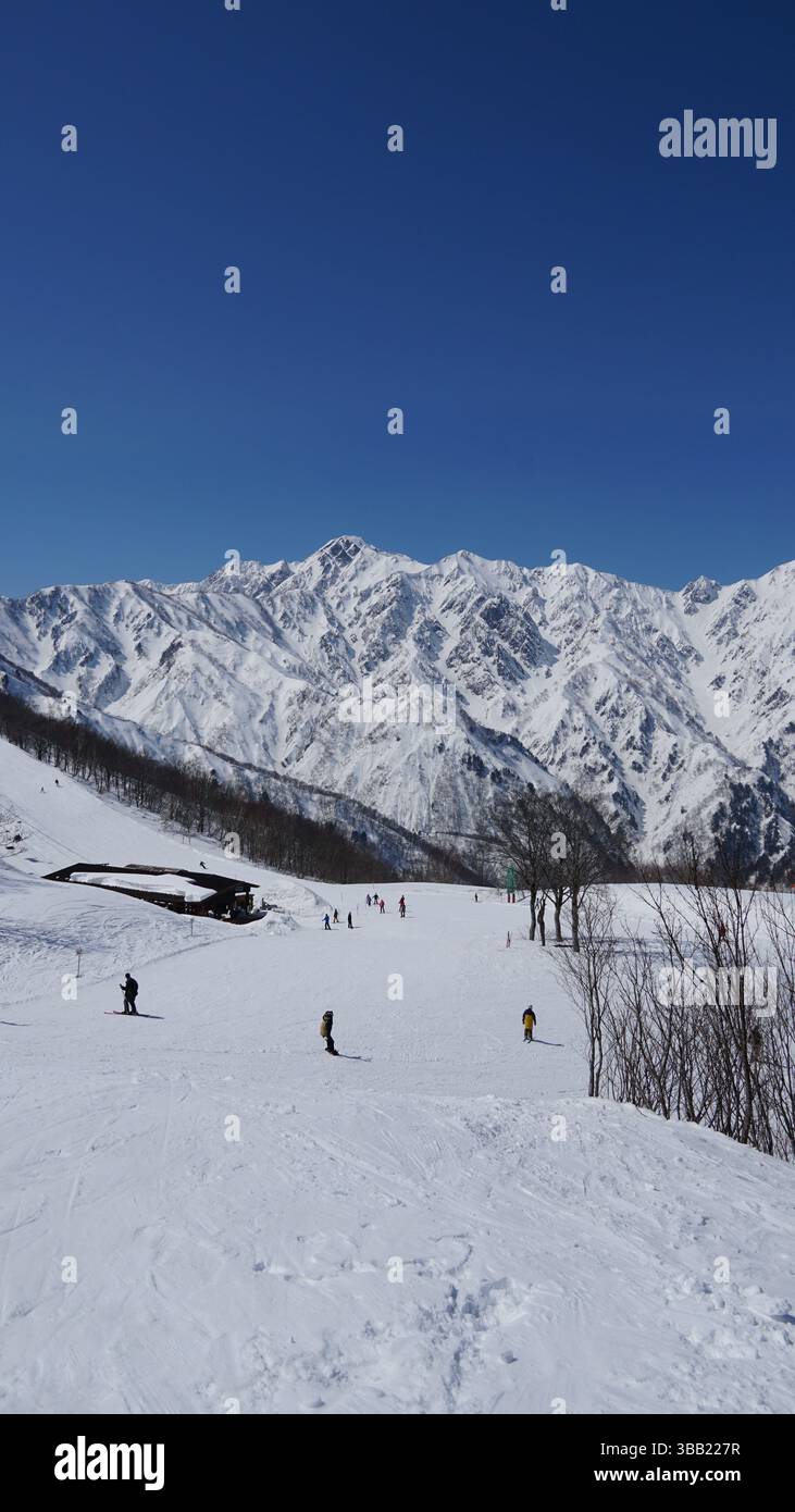 Hakuba Goryu Snow Resort, Nagano, Japan Stock Photo - Alamy
