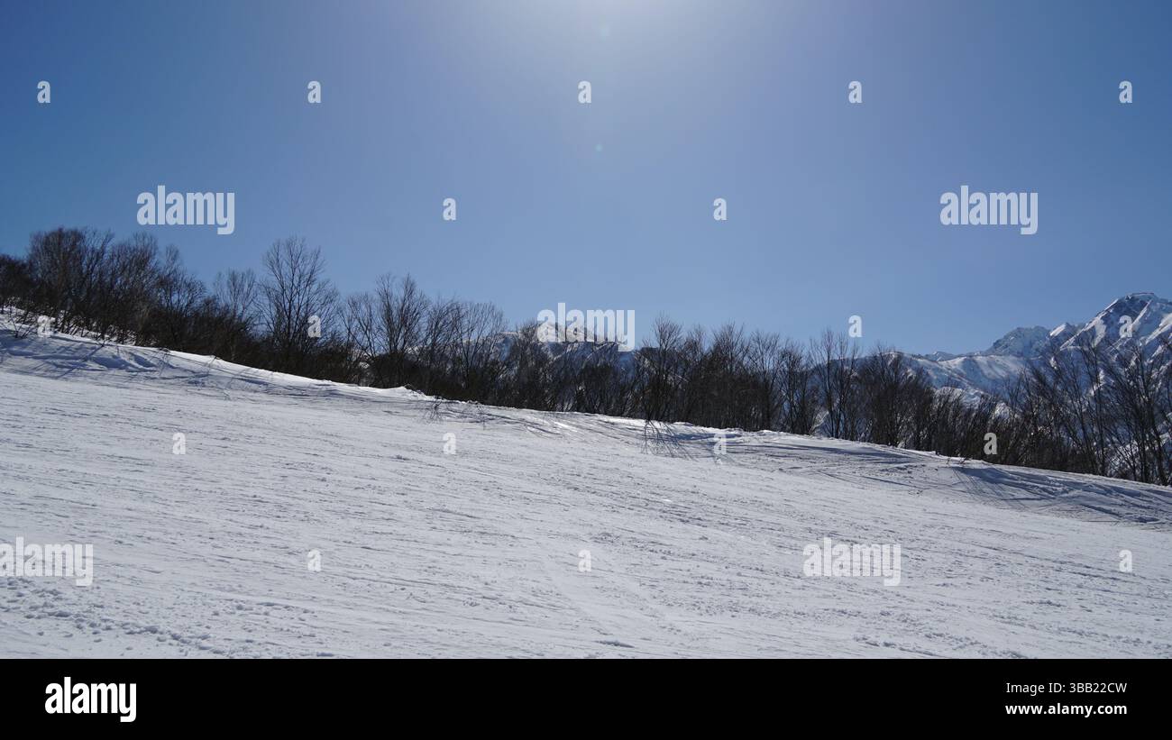 Hakuba Goryu Snow Resort, Nagano, Japan Stock Photo - Alamy