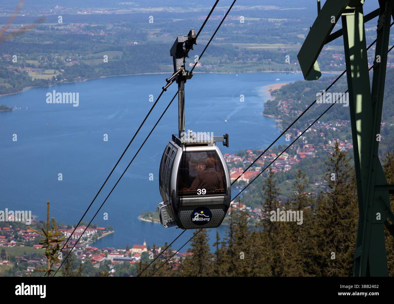 Hier der Blick am Wallberg, Gipfel im Mangfallgebirge Kreis Miesbach ...