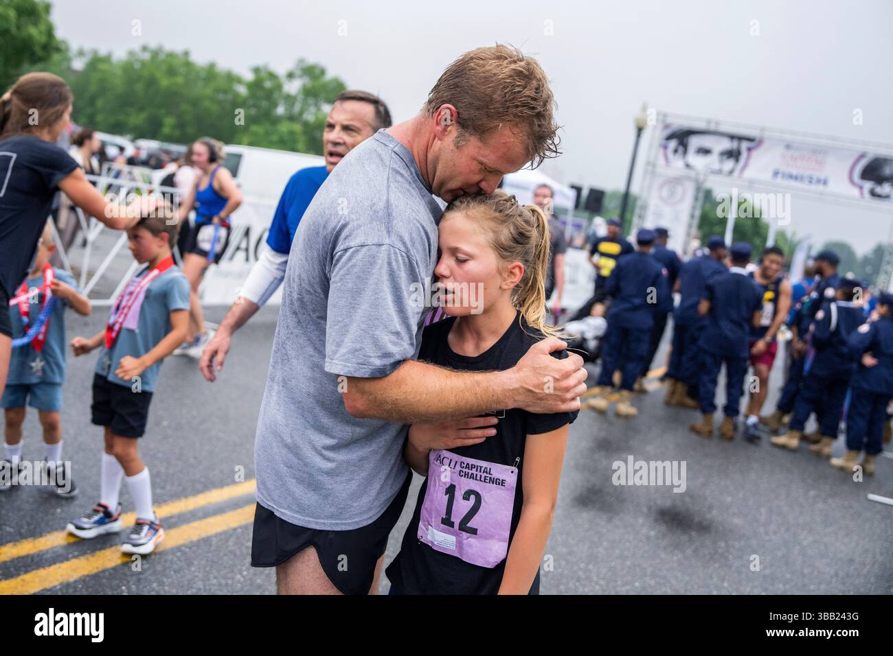 UNITED STATES - MAY 14: Sen. Tim Sheehy, R-Mont., and his daughter ...
