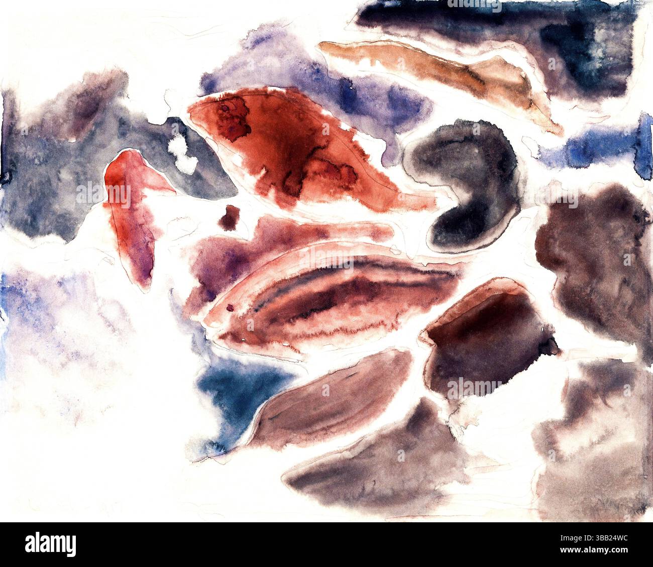 High-res image of Charles Demuth's Fish Series from the 1920s ...
