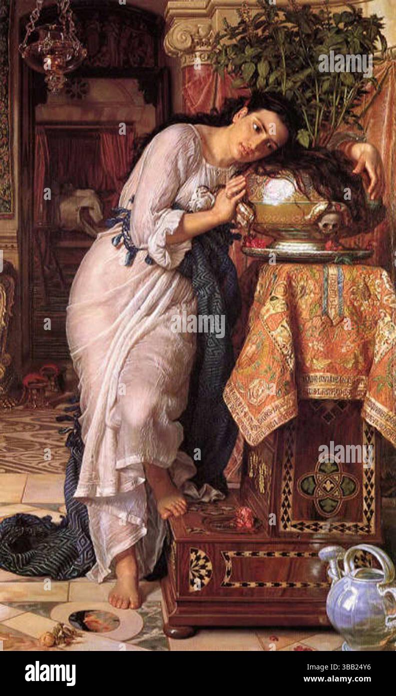 Isabella and the Pot of Basil is a painting completed in 1868 by the ...