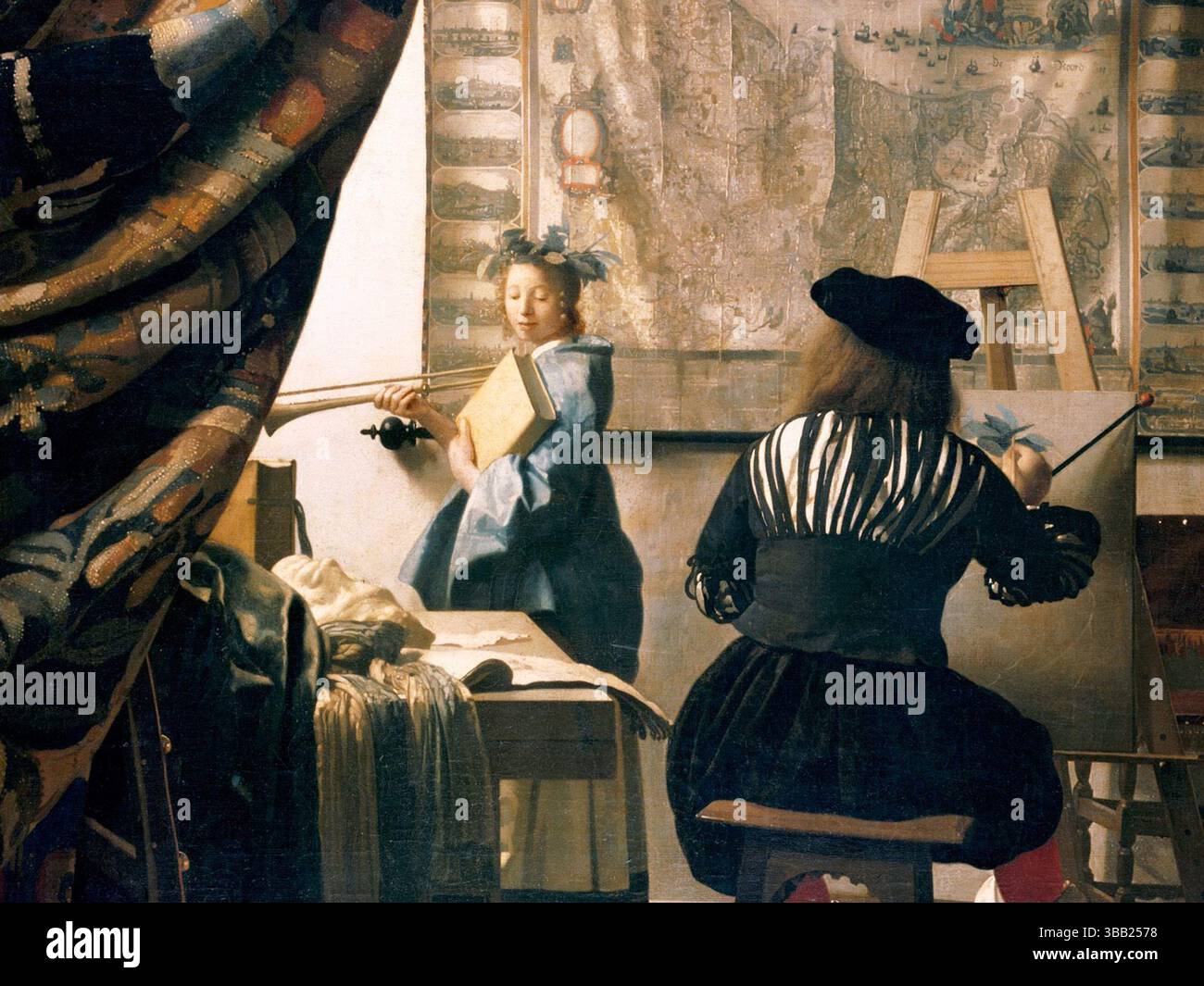 The Art of Painting, also known as The Allegory of Painting, or Painter ...