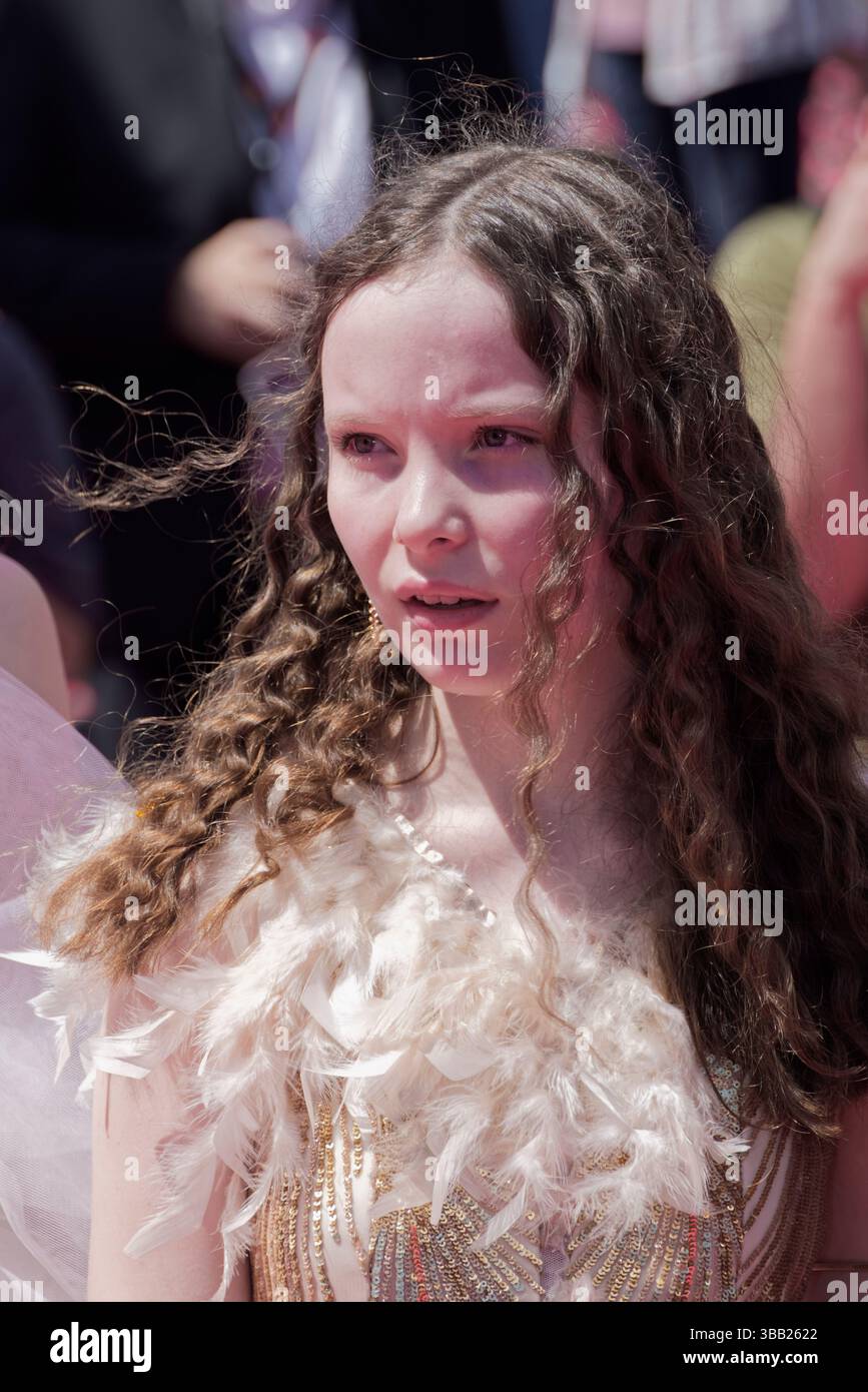 Cannes, France. 14th May, 2025. Laeni Geiseler attends the red carpet ...