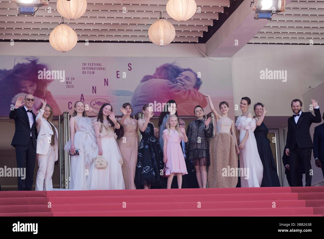 Cannes, France. 14th May, 2025. (L-R) Lucas Schmidt, Maren Schmitt ...