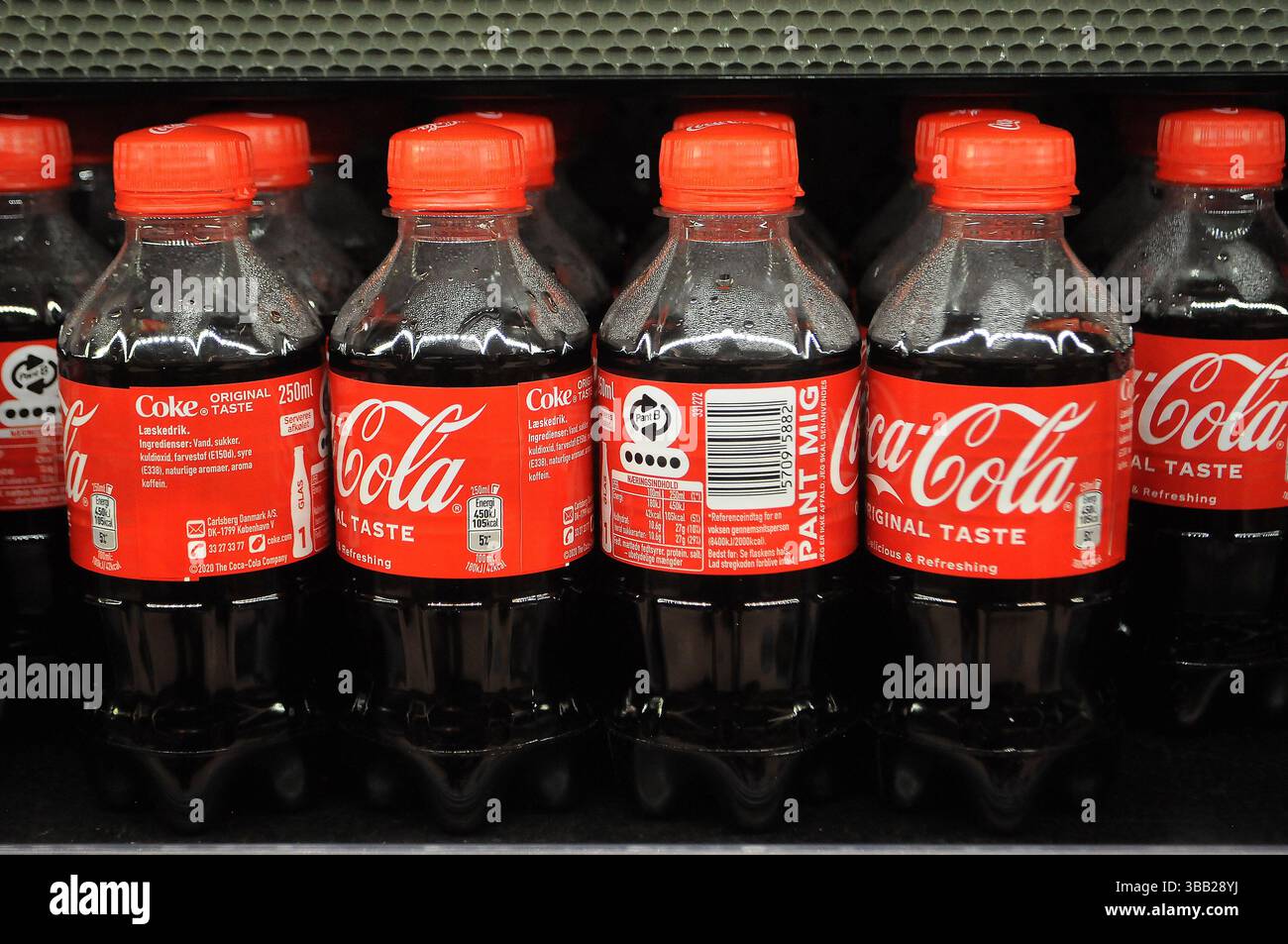 Copenhagen/ DenmarK/14 may 2025/ Coca cola bottle for sale danish ...