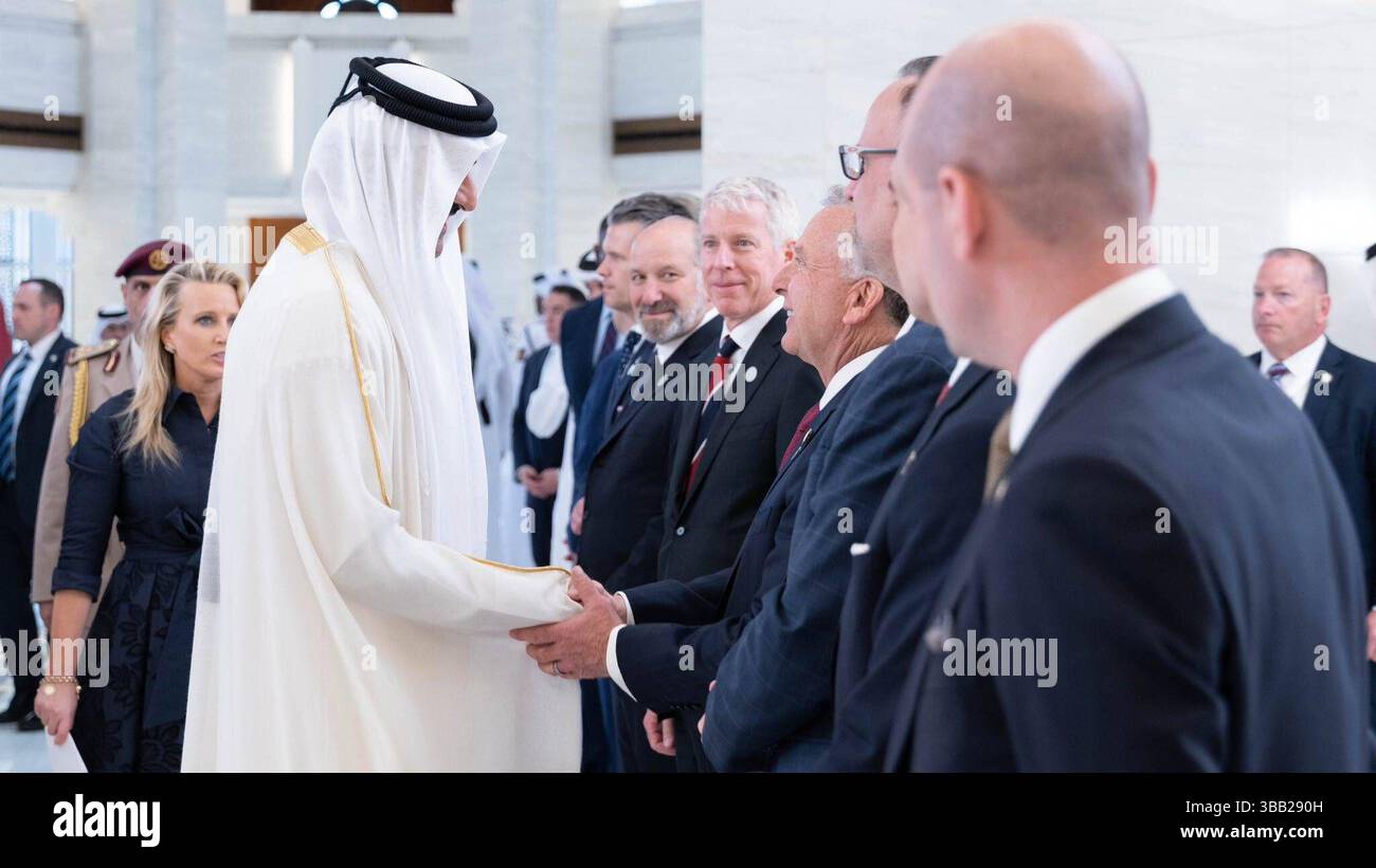 Qatari Emir, Tamim bin Hamad Al Thani, meets with US President, Donald ...