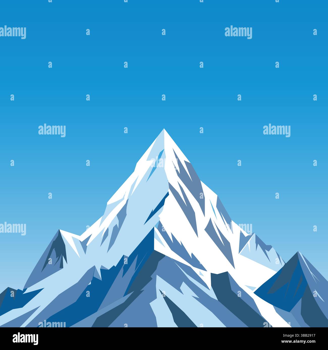 Beautiful snow scenery Stock Vector Images - Alamy