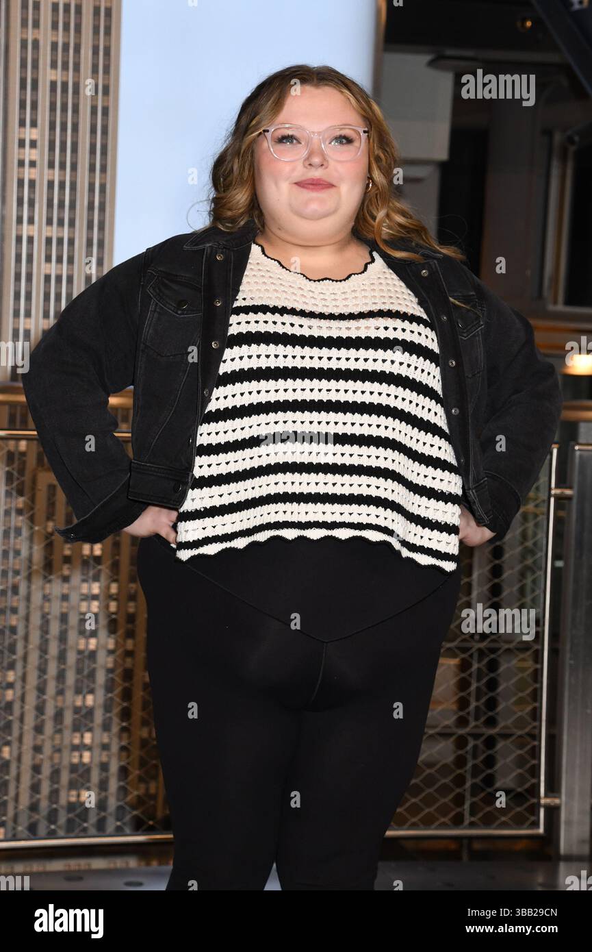 New York, NY, USA. 14th May, 2025. Alana Thompson visits The Empire ...