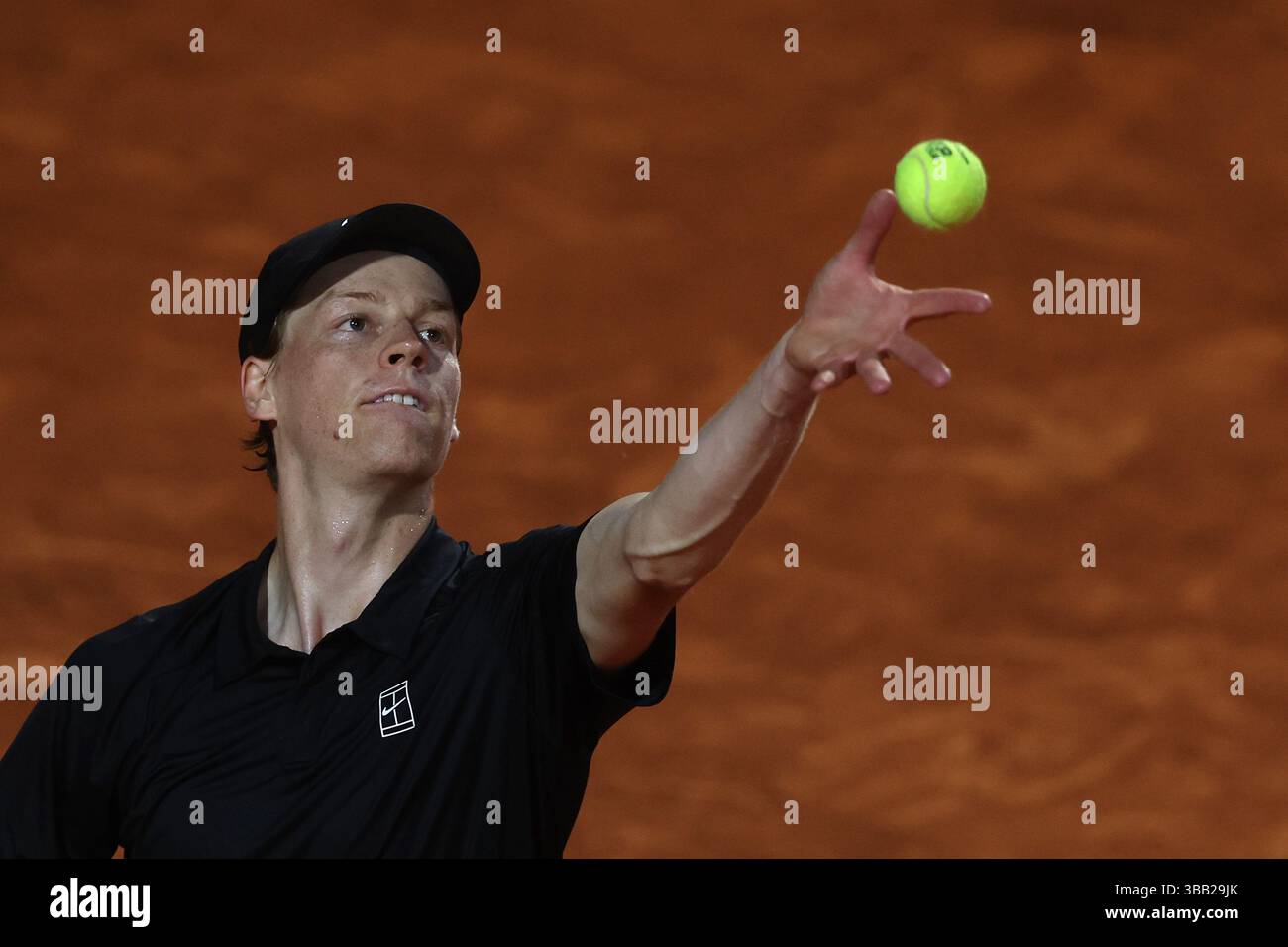Jannik Sinner (ITA) seen in action against Francisco Cerundolo (ARG ...