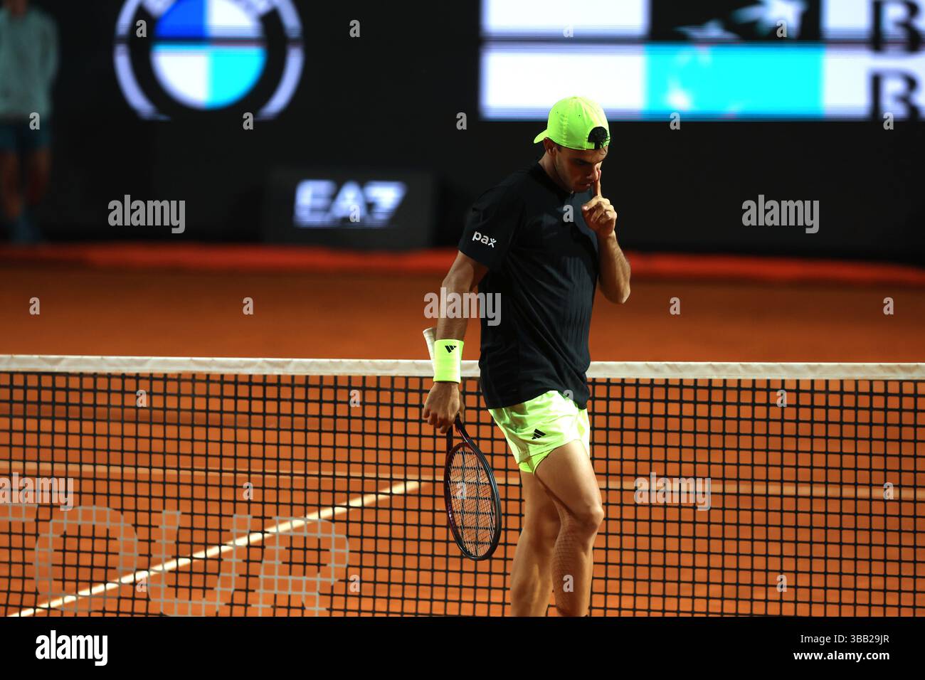 Francisco Cerundolo (ARG) seen in action against Jannik Sinner (ITA ...