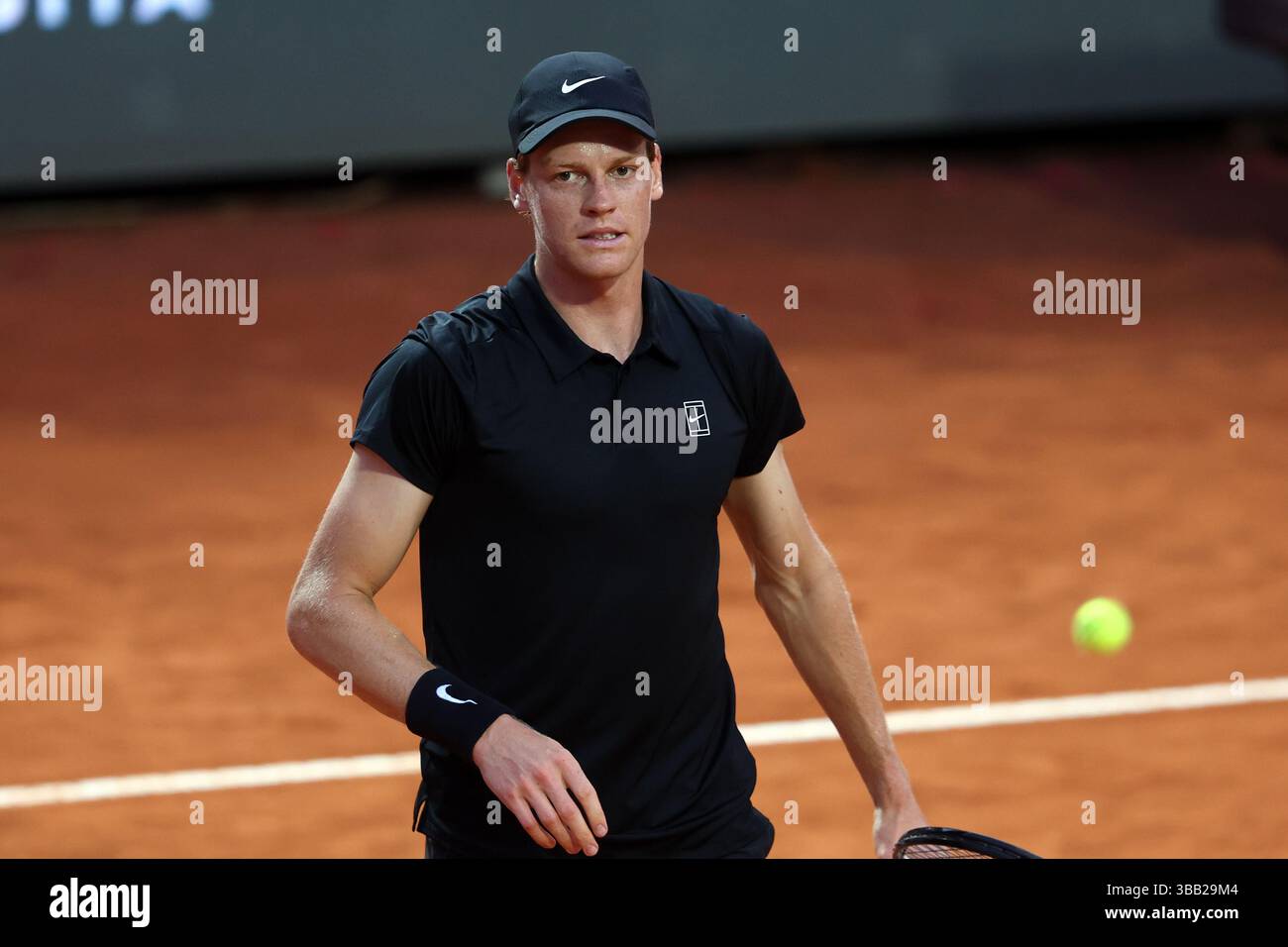 Jannik Sinner (ITA) seen in action against Francisco Cerundolo (ARG ...