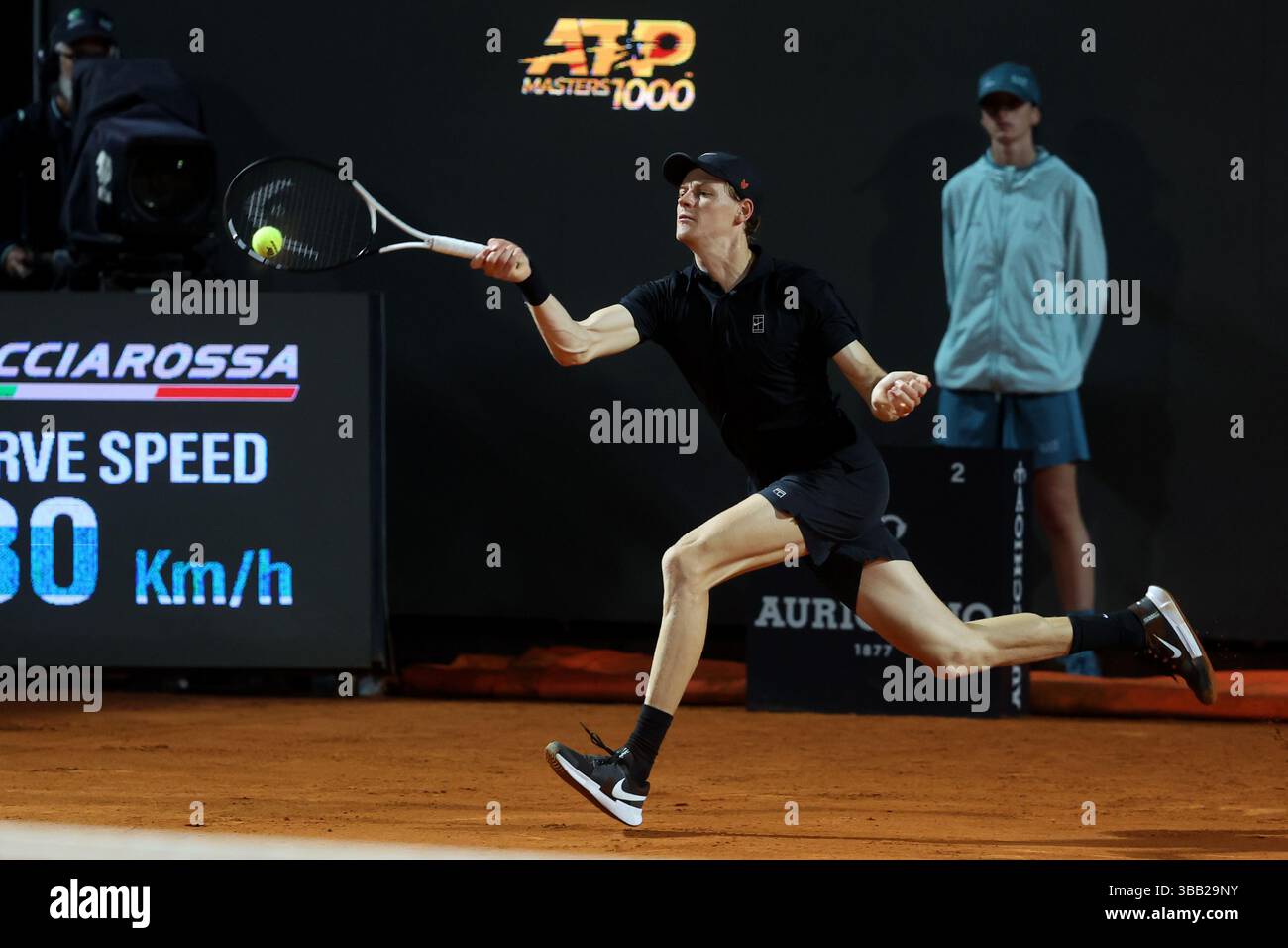 Jannik Sinner (ITA) seen in action against Francisco Cerundolo (ARG ...