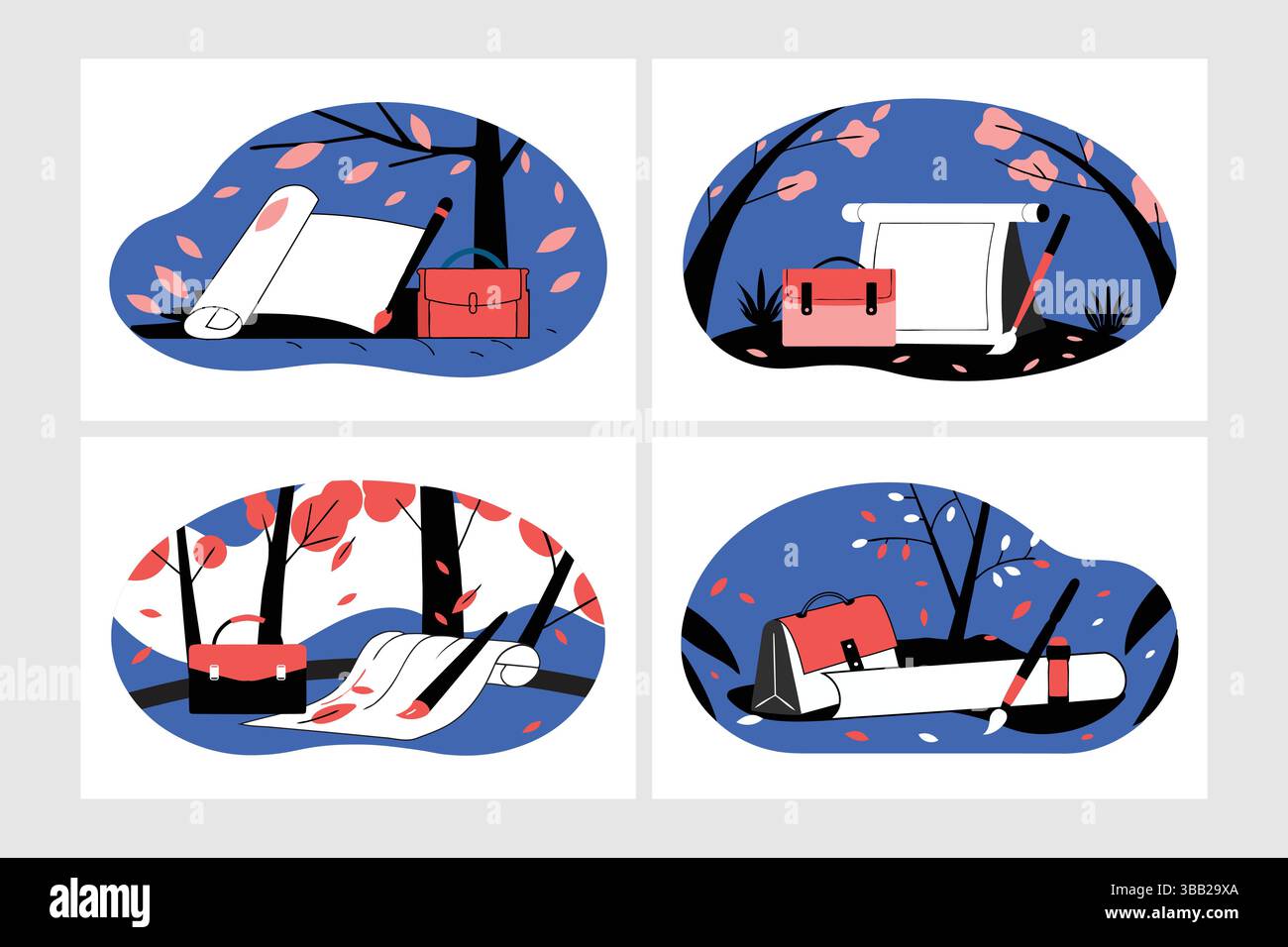 Work from anywhere Stock Vector Images - Alamy