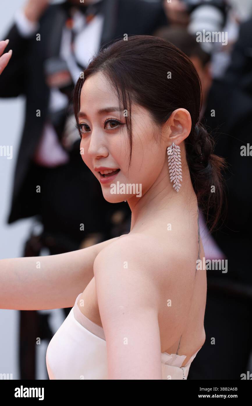 Cannes, France. 13th May, 2025. Wan QianHui at the 'Leave One Day' premiere and opening ceremony ...