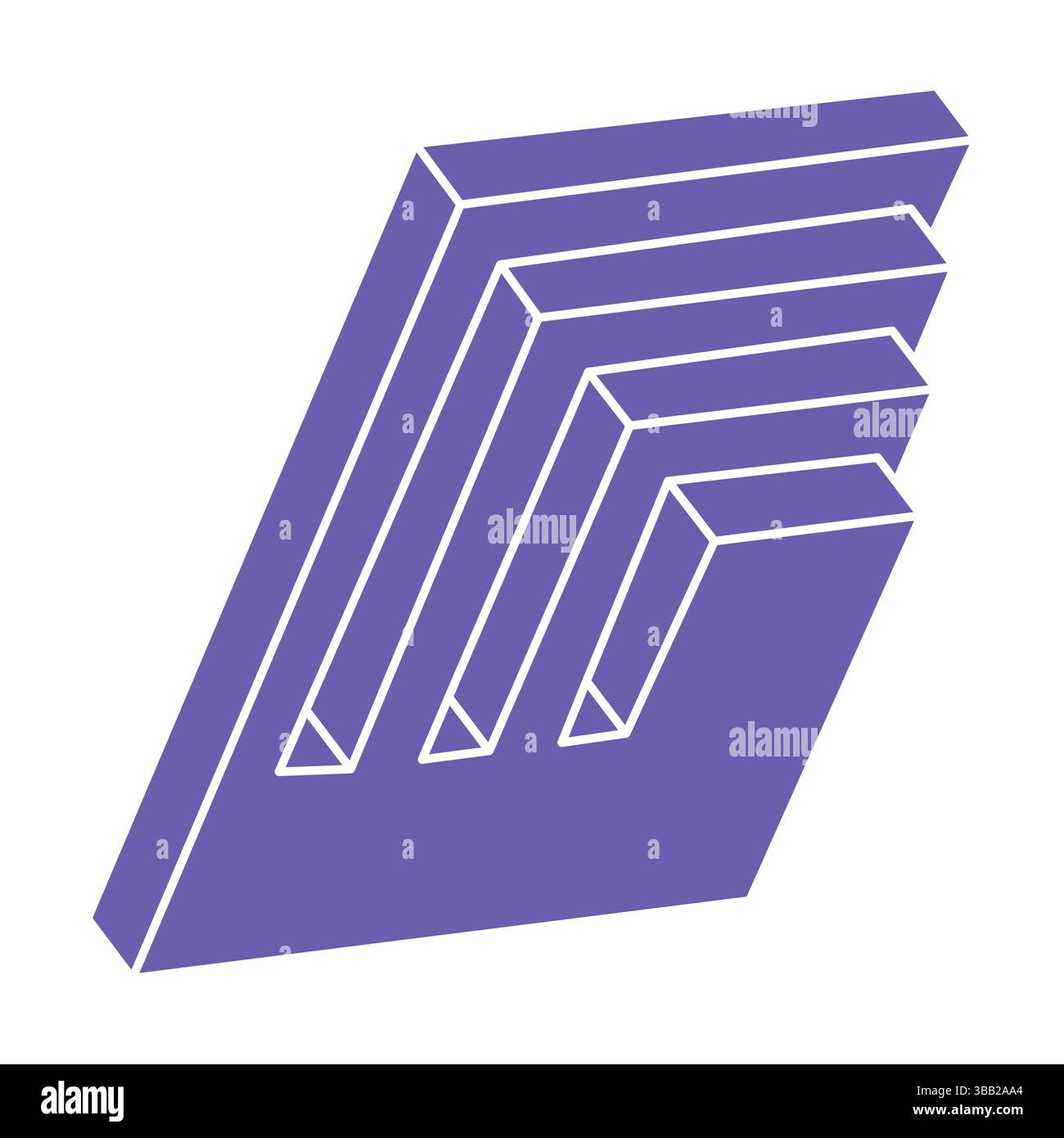 Illusion shapes. 3d geometry. Optical illusion figure. Sacred geometry ...