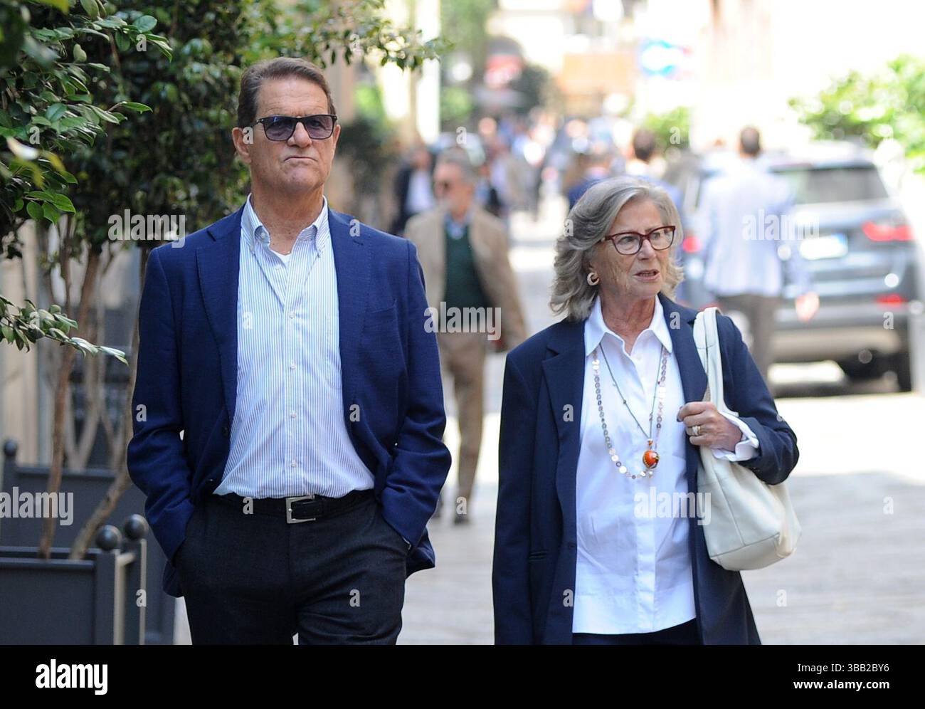 Milan, . 14th May, 2025. Milan, Fabio Capello walks through the streets ...