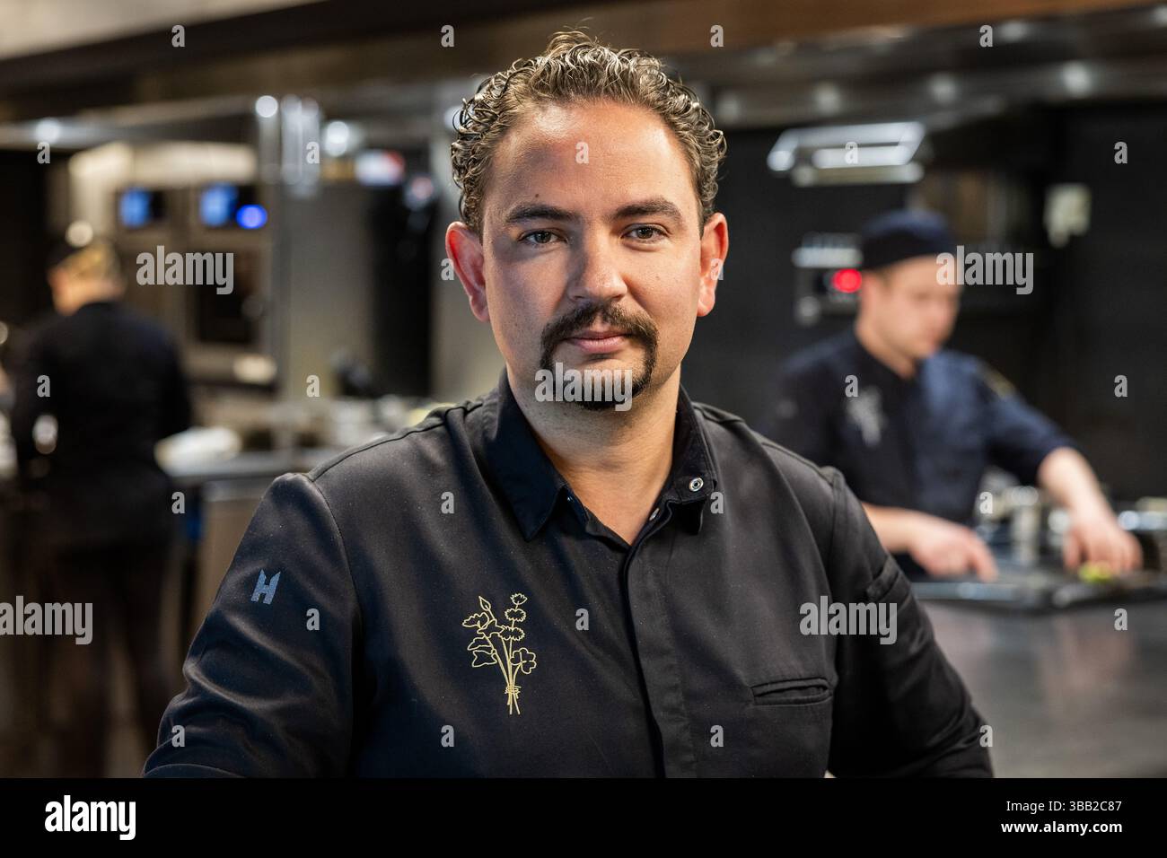 ZWOLLE - Chef Nelson Tanate in the kitchen of the Librije. The ...