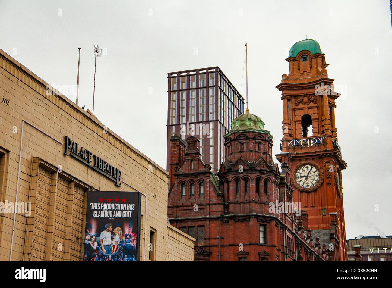 Iconic landmark of Palace Theatre and red-brick, palatial Victorian ...