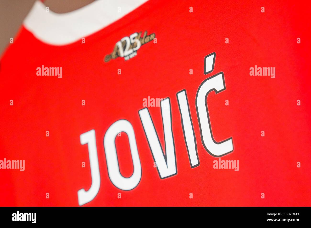 Roma, Italia. 14th May, 2025. AC Milan's locker room during the Italian ...