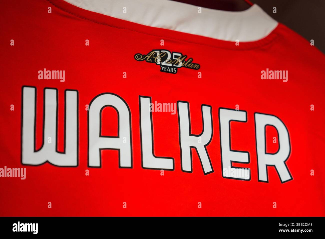 Roma, Italia. 14th May, 2025. AC Milan's locker room during the Italian ...