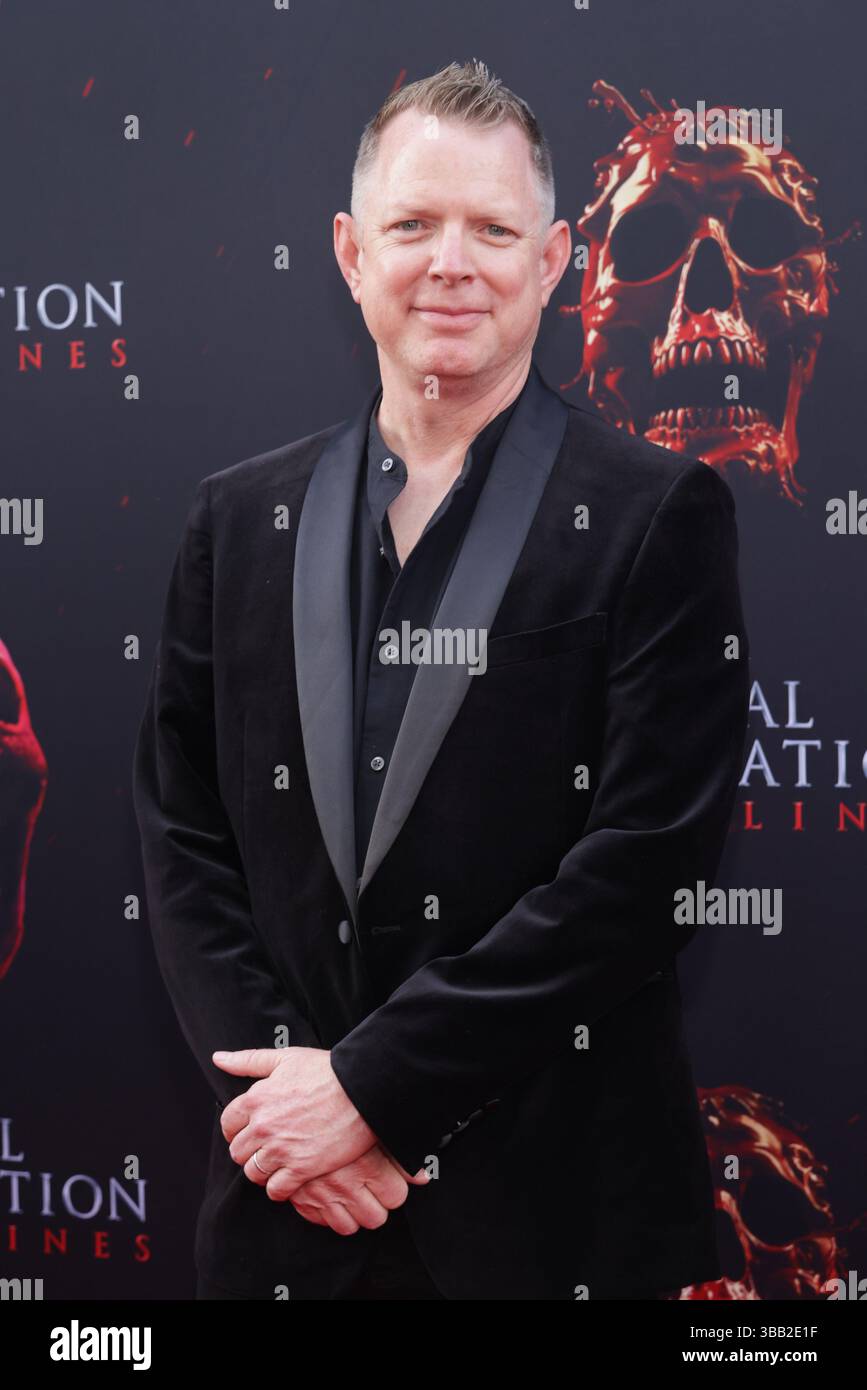 Tim Wynn attends the world premiere of Warner Bros' "Final Destination Bloodlines" at TCL ...