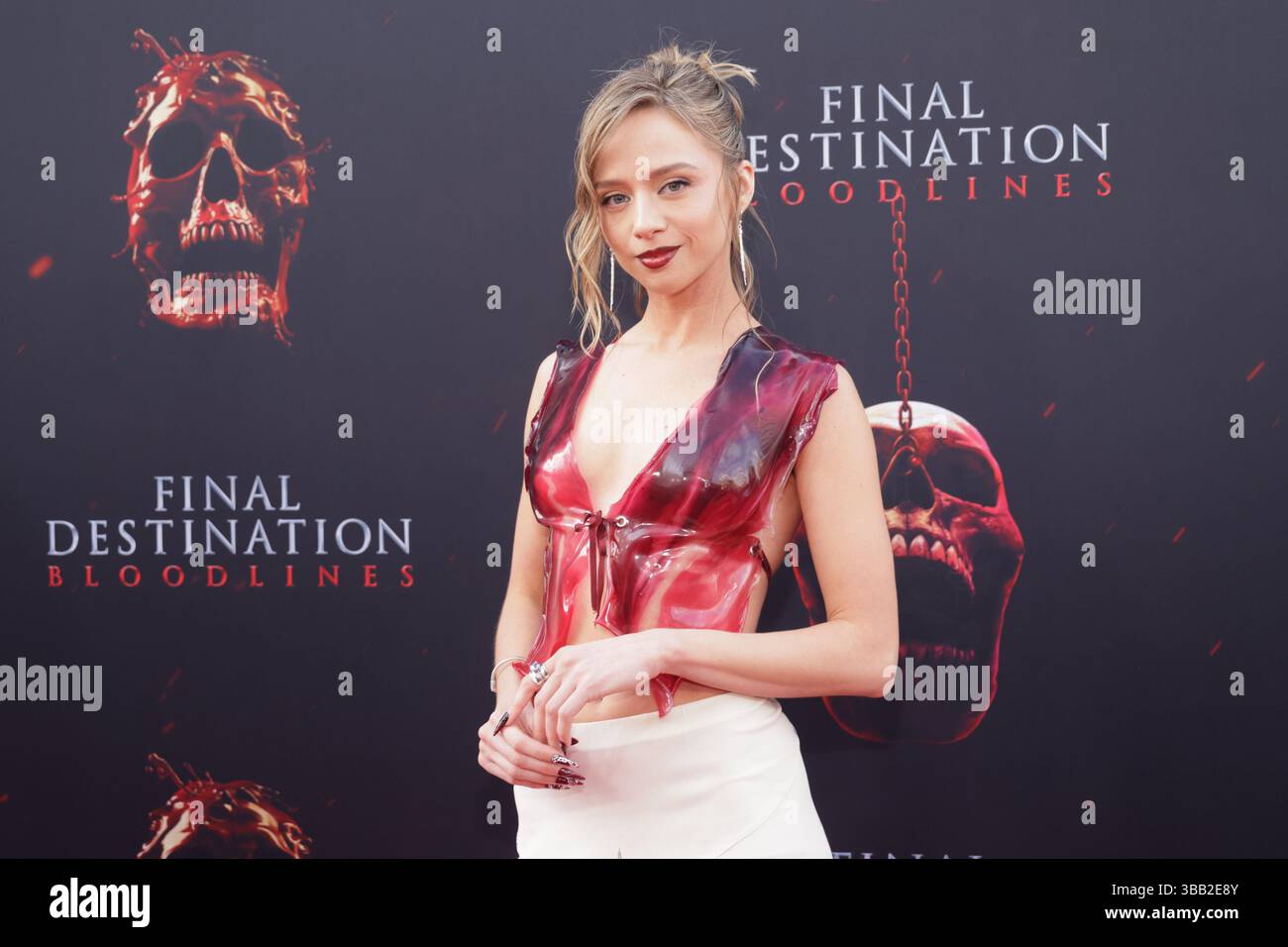 Anna Lore attends the world premiere of Warner Bros' "Final Destination ...