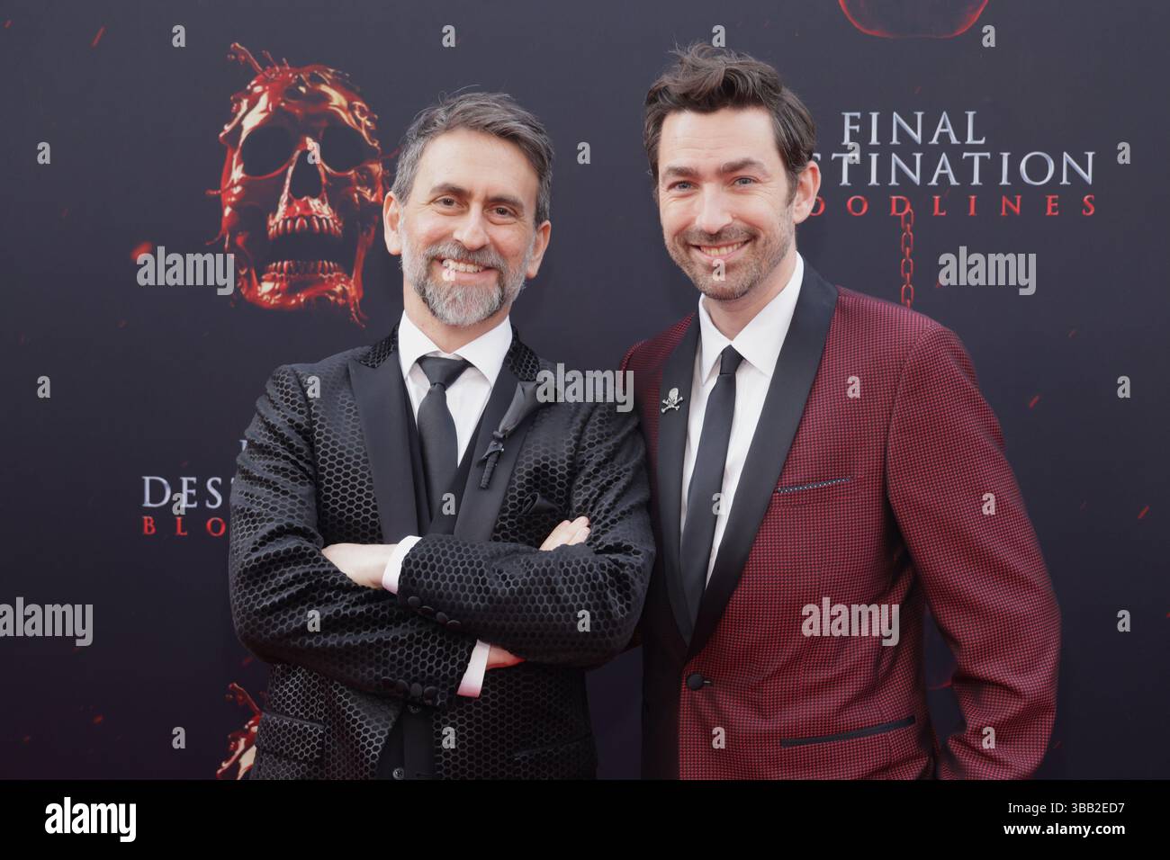 Adam Stein and Zach Lipovsky attends the world premiere of Warner Bros ...