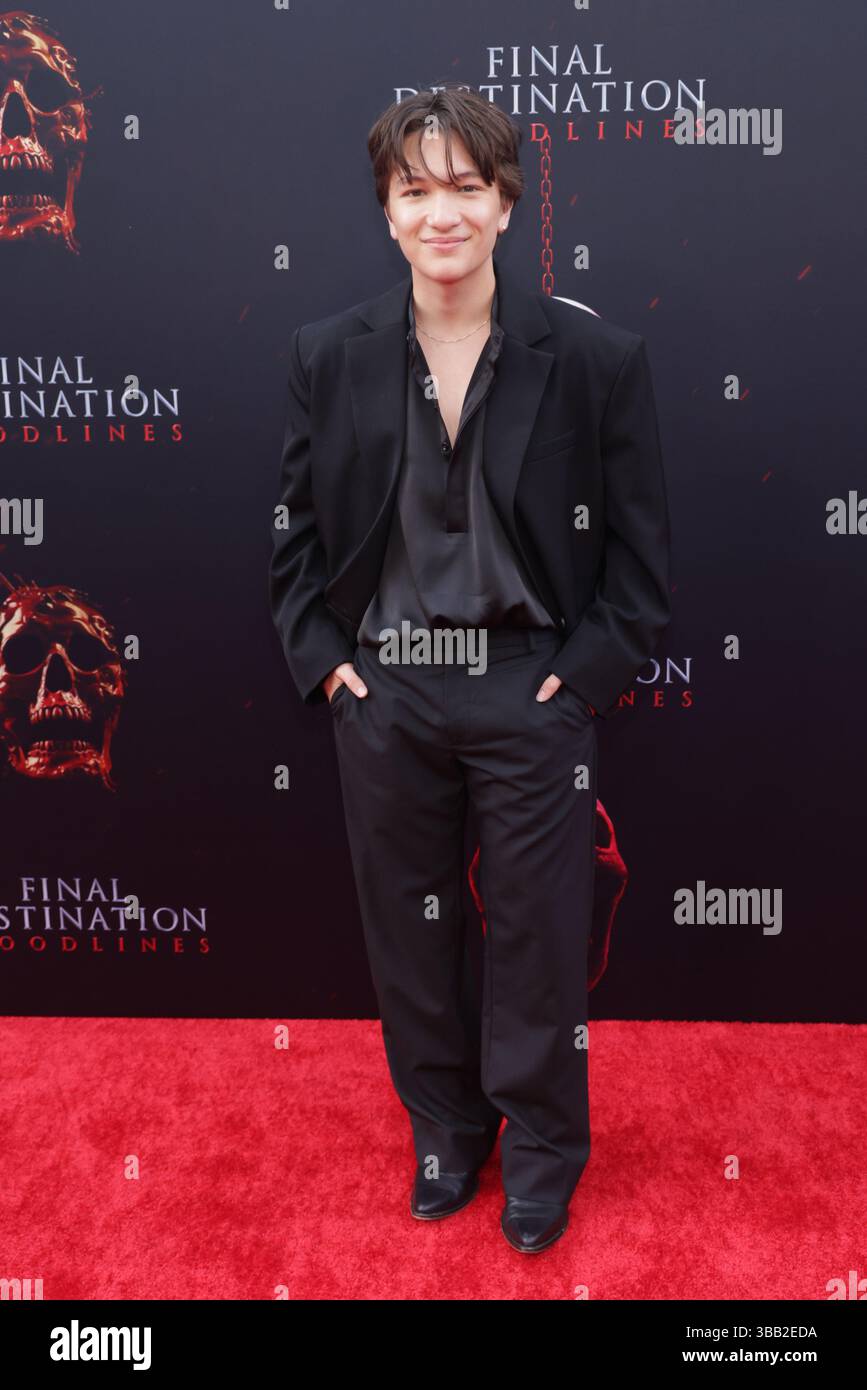 Teo Briones attends the world premiere of Warner Bros' "Final ...