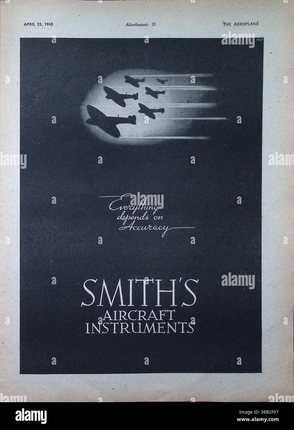 Original WWII-era advertisement for Smith’s Aircraft Instruments from ...