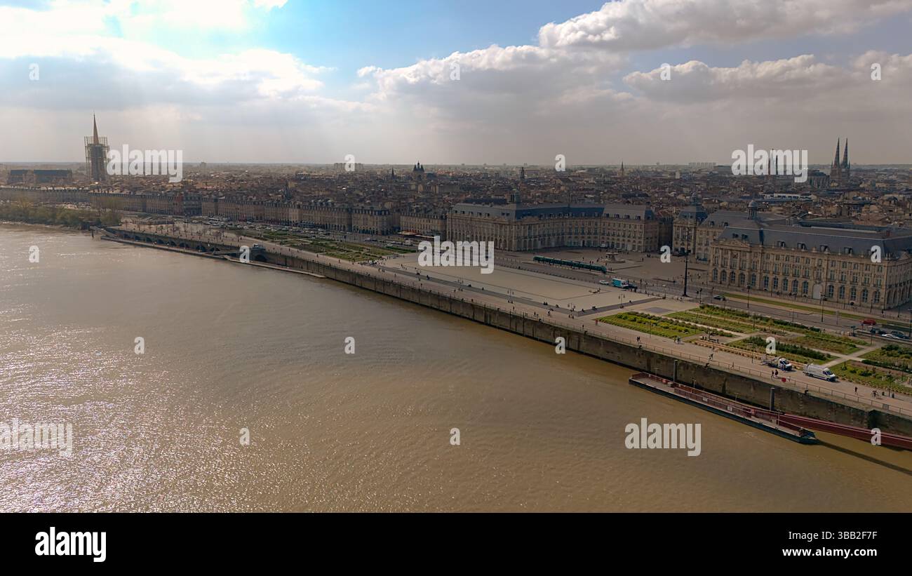 Place de la bourse aerial hi-res stock photography and images - Alamy