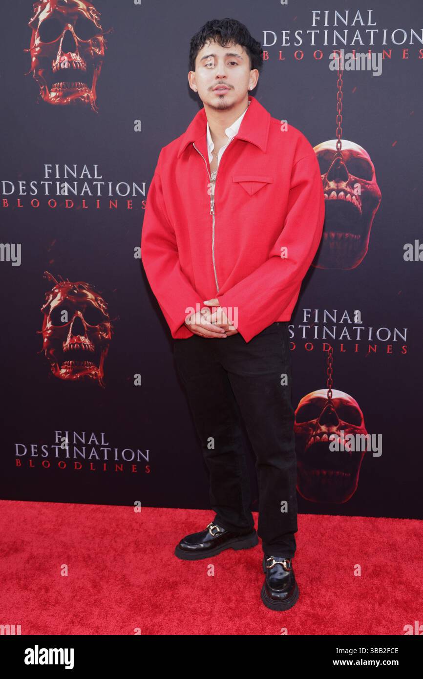 Alex Guzman attends the world premiere of Warner Bros' "Final ...